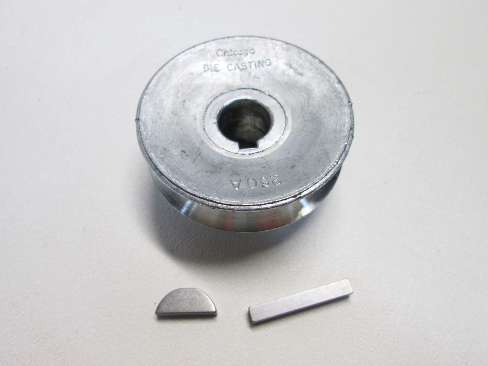 Craftsman Belt Drive Contractor Table Saw 2 1/2" Pulley with Keys for 5/8" Arbor or Pulley Shaft