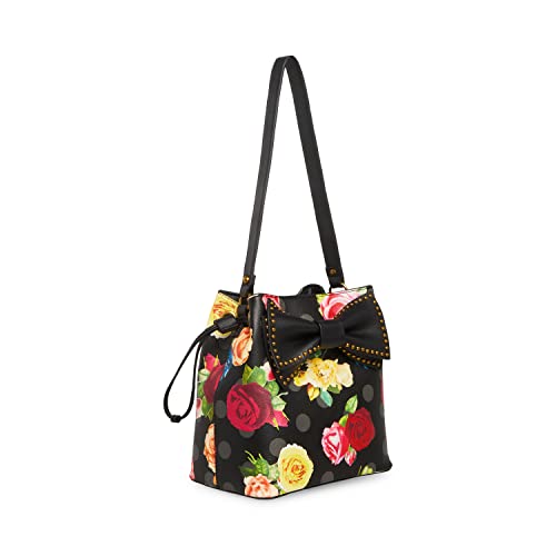 Betsey Johnson Comin' Up Roses Bucket Bag, Floral