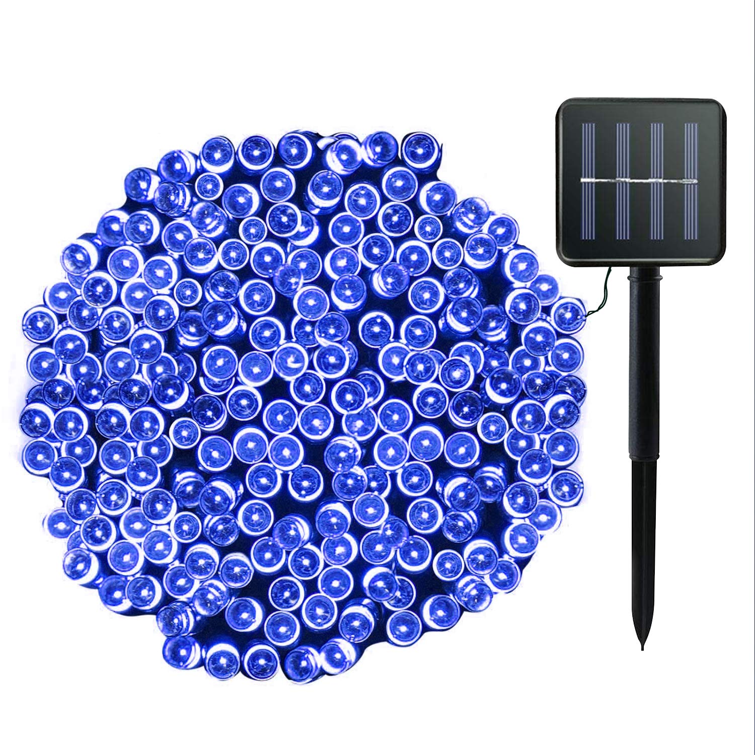 Liwarace Chiristmas Decortions Solar Lights Outdoor Solar Neon Light RGB 12m 100 Led String Lamp Festival Deco for Wall Yard Garden Porch Home Fence Lights Landscape Lighting Pond Pool Outdoor Decoration