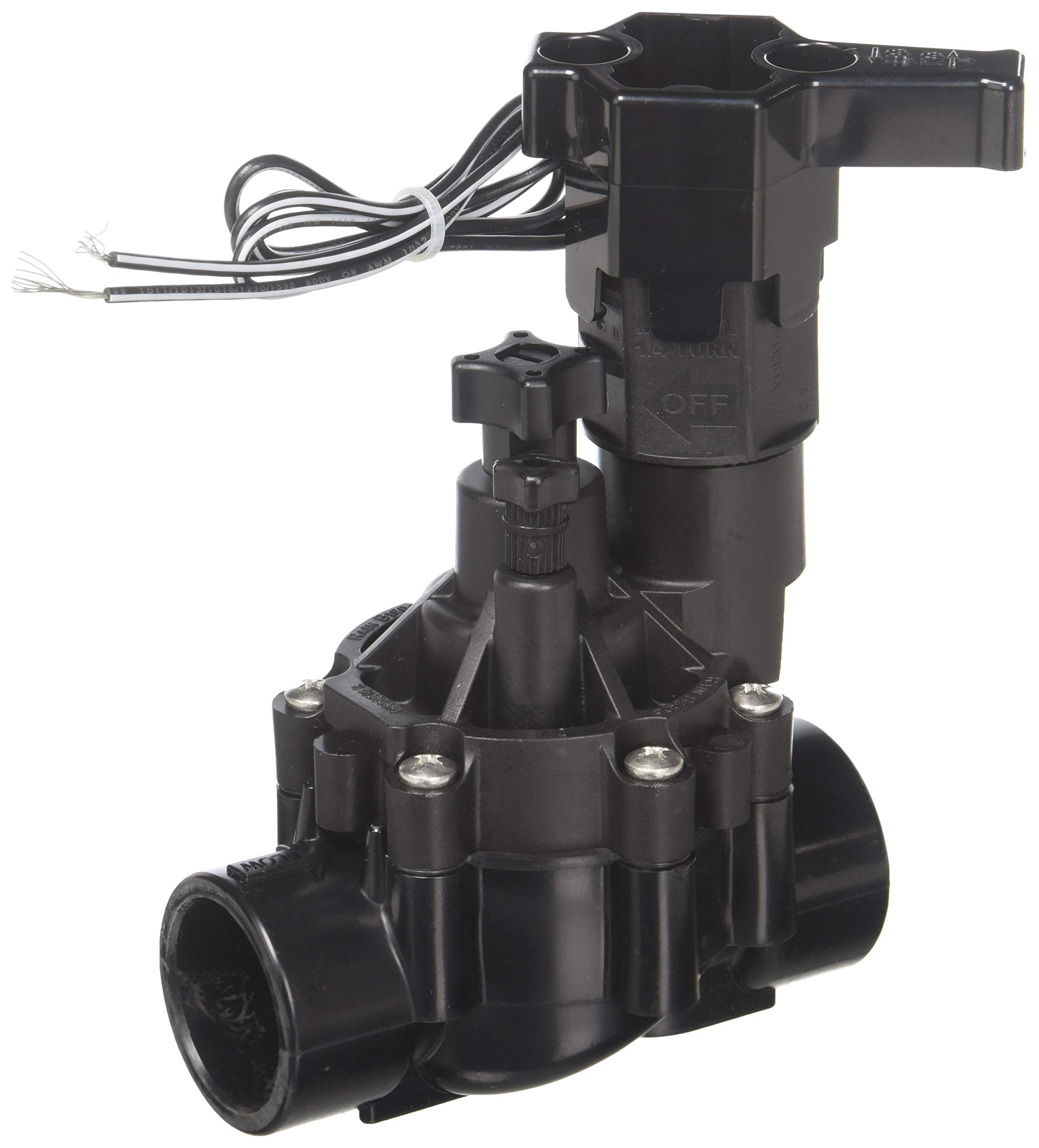 Rainbird 100DVFSS 1" 24V Electric Control Valve - w/Flow Control - Slip Connection