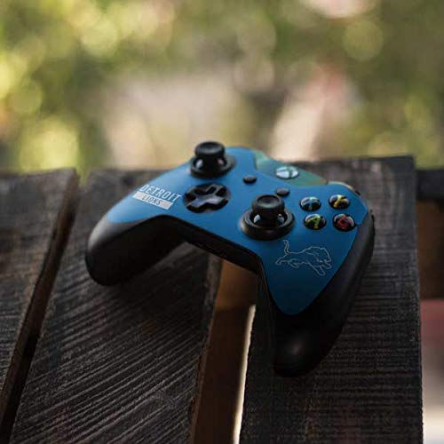 Skinit Decal Gaming Skin Compatible with Xbox One Controller - Officially Licensed NFL Detroit Lions Blue Performance Series Design