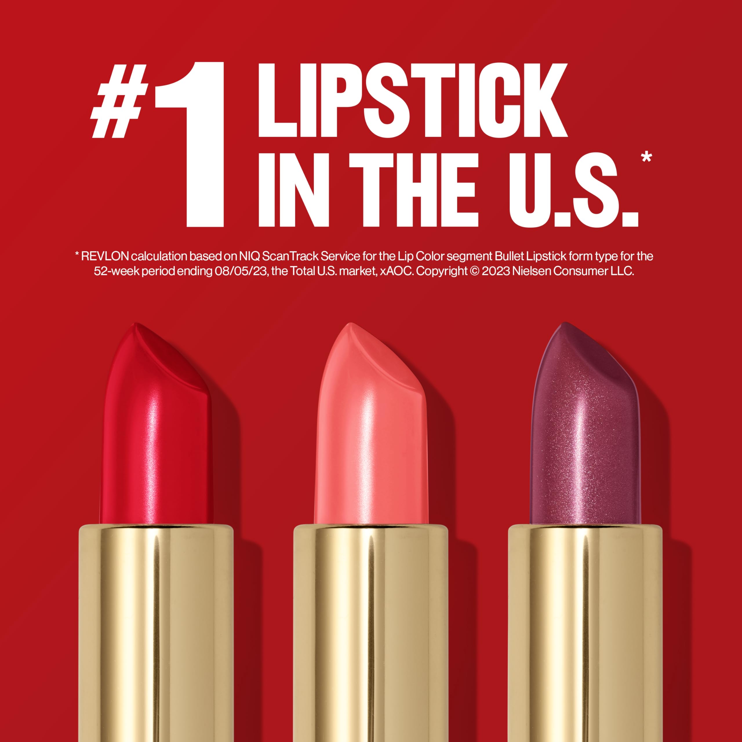 Revlon Lipstick, Super Lustrous Lipstick, Creamy Formula For Soft, Fuller-Looking Lips, Moisturized Feel in Pinks, Rosedew (407) 0.15 oz