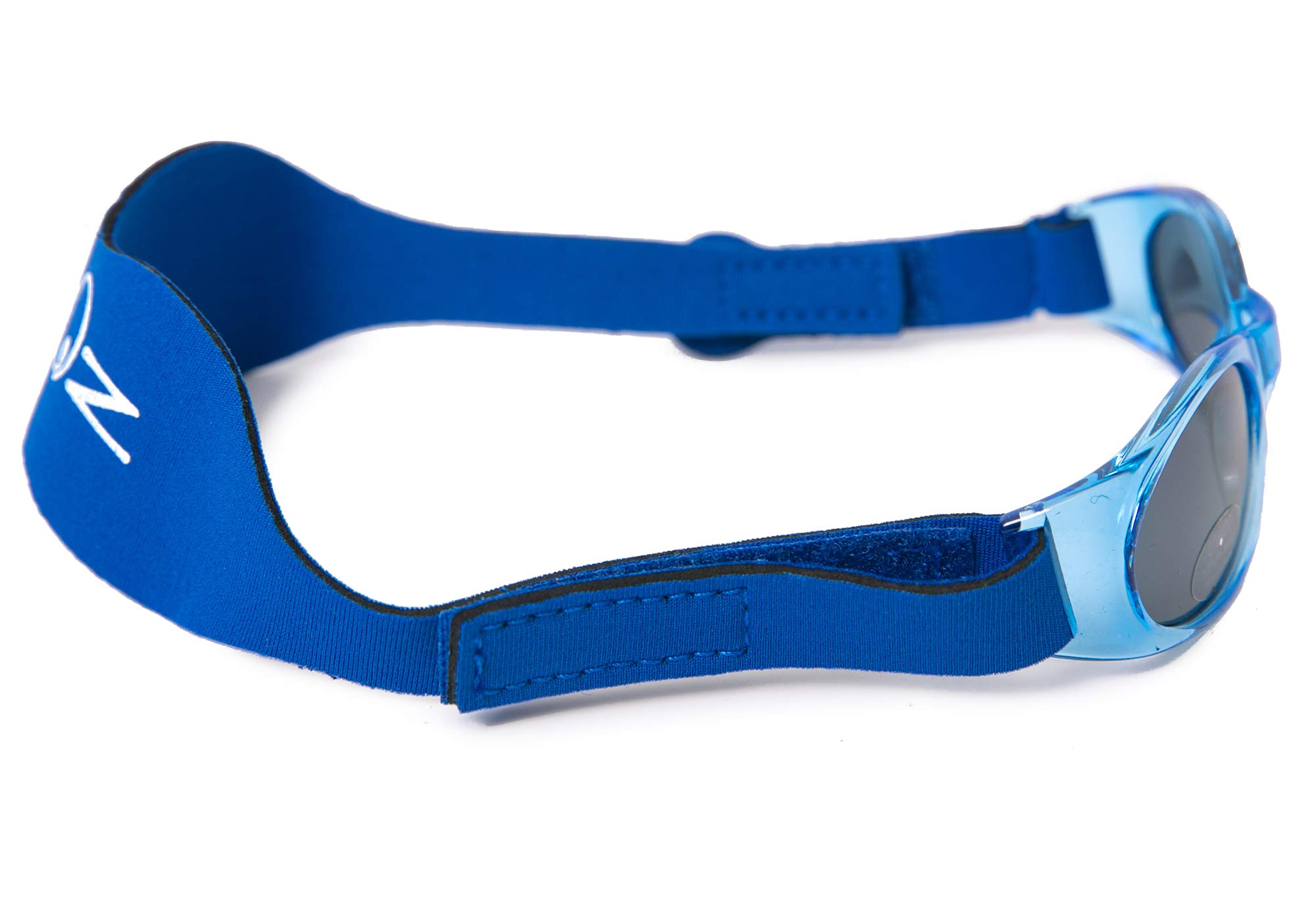 Tuga Baby/Toddler UV 400 Sunglasses w/ 2 Straps & Case, Blue