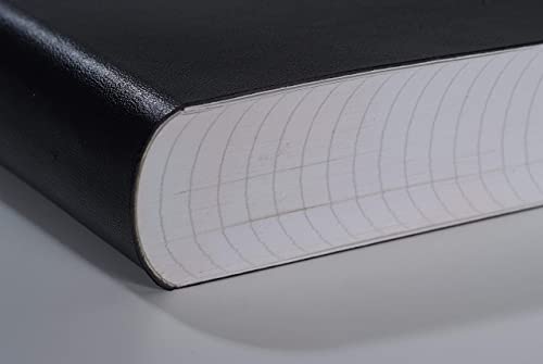 Zequenz Classic 360 Signature Series, Size: B6 Medium, Color: Black, Paper: Grid, Soft Cover Notebook, Soft Bound Journal, 5" x 7", 200 sheets / 400 pages, Squared, Graph, Grid Pattern Premium Paper