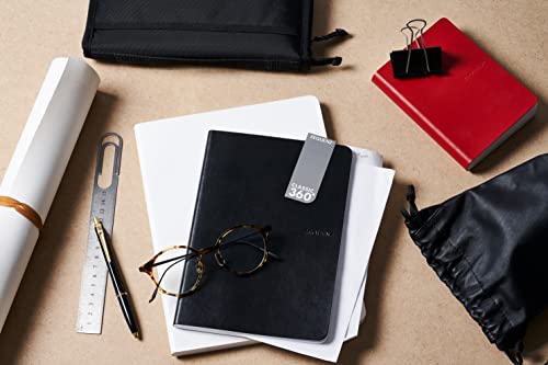 Zequenz Classic 360 Signature Series, Size: A6 Small, Color: Black, Paper: Ruled, Soft Bound Journal, soft cover Notebook, Small, 4" x 5.5", 200 sheets / 400 pages, Ruled, Lined premium paper