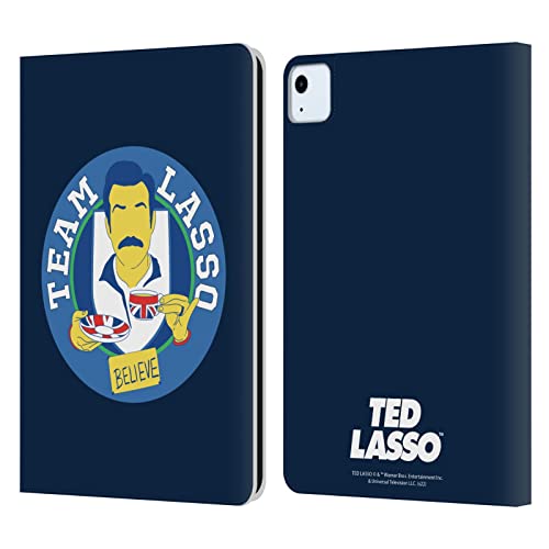 Head Case Designs Officially Licensed Ted Lasso Team Lasso Season 1 Graphics Leather Book Wallet Case Cover Compatible with Apple iPad Air 2020/2022