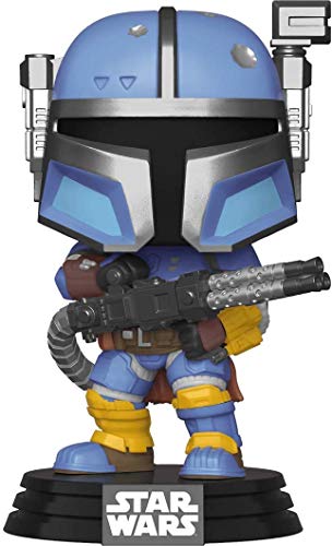 POP Star Wars: The Mandalorian - Heavy Infantry Mandalorian (Paz Vizsla) Funko Vinyl Figure (Bundled with Compatible Box Protector Case)