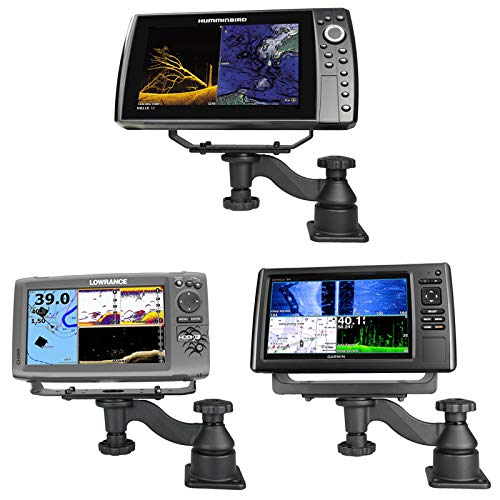 RAM Mounts Horizontal 6" Swing Arm Mount for Fishfinders & Chartplotters RAM-109HU Compatible with Garmin, Humminbird, Lowrance + More