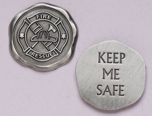 Roman Pocket Charm 40120 Firefighter Pocket Token