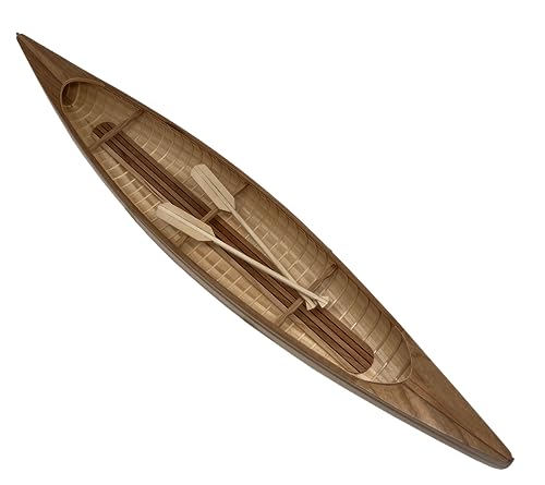Midwest Canadian Canoe 1:8 - Wooden Ship Model Building Kit for Adults DIY Woodcraft Self Assembly