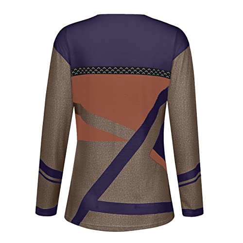 ayaso Women's Casual Thin Pullovers Workout Tunics Trendy Print Shirts Cozy Tops Fall Winter Streetwear Crewneck Sweaters