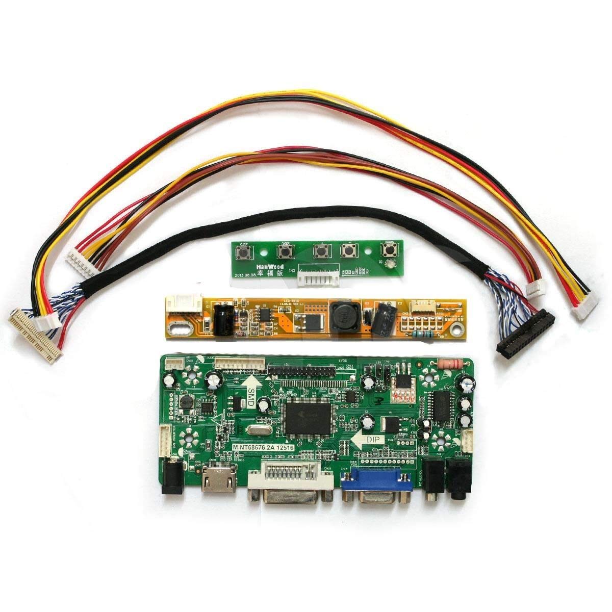 Balance World Inc NT68676(HDMI+DVI+VGA) LCD Controller Board Kit LCD Monitor M170E5-L09 M170ETN01.1
