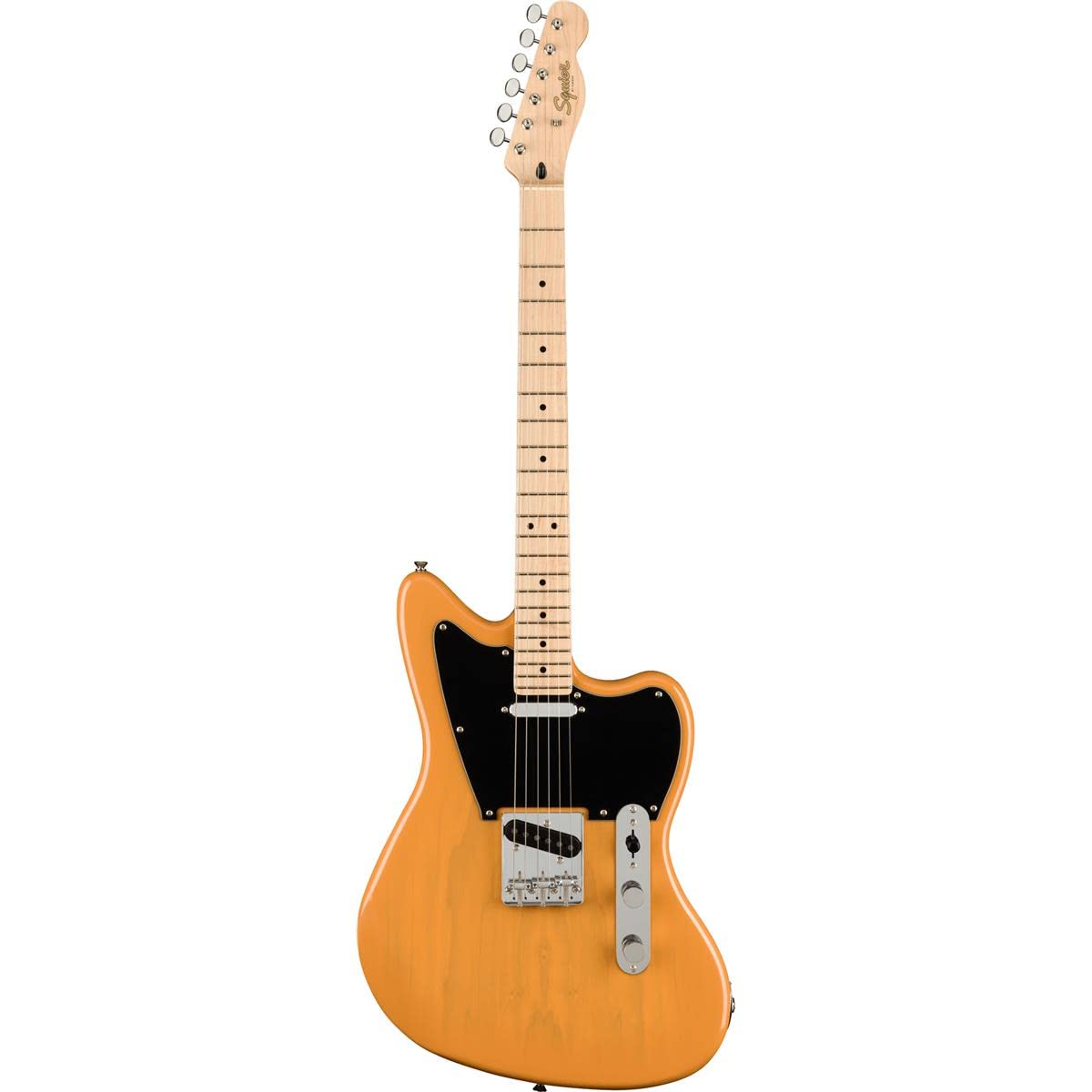 Squier Paranormal Baritone Cabronita Telecaster Electric Guitar, with 2-Year Warranty, Surf Green, Laurel Fingerboard
