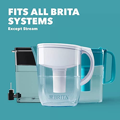 Brita Standard Water Filter, Standard Replacement Filters for Pitchers and Dispensers, BPA Free - 3 Count