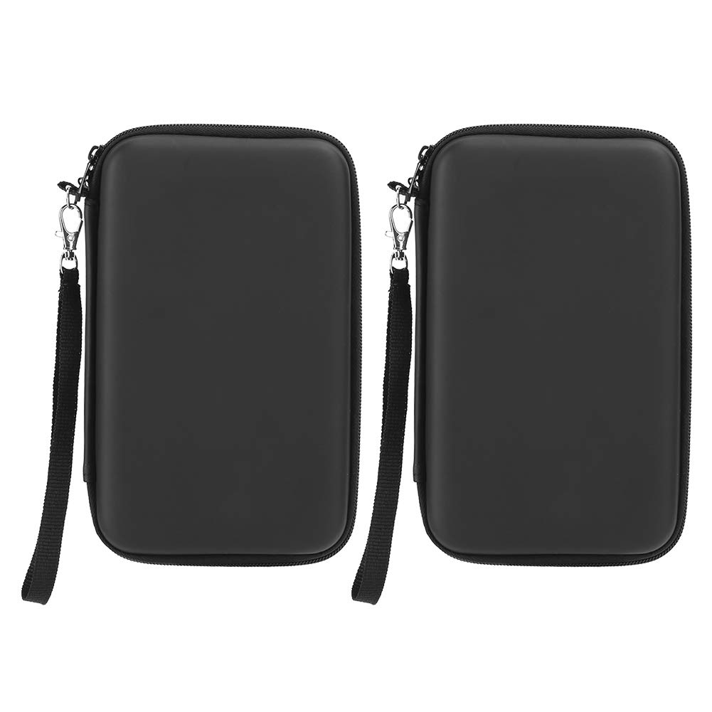Shanrya Game Consoles Storage Bag Storage Bag Used to Store Convenient to Carry for 3DS LL Office Home 3DS(black)