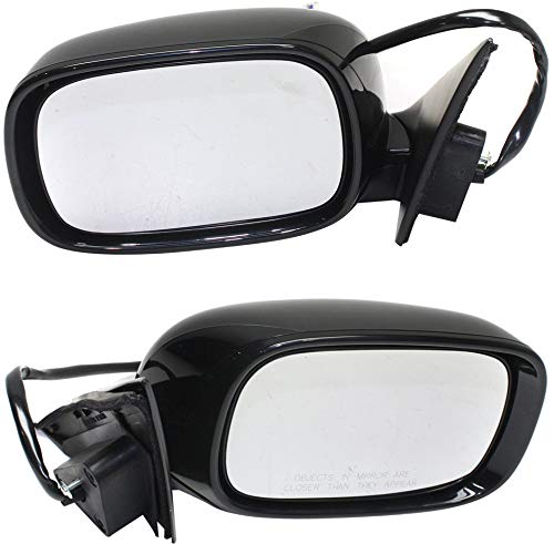 Kool Vue Driver & Passenger Side Power Heated Mirrors for Lexus LS430 2001-2006 Power Fold With Memory & Puddle Lamp Paintable