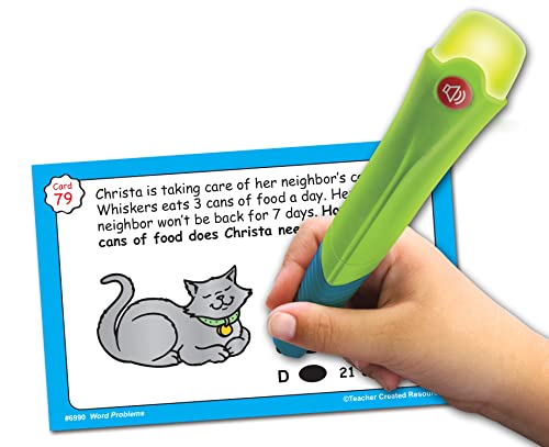 Teacher Created Resources Power Pen Learning Cards: Solving Word Problems Grade 2 (6990)