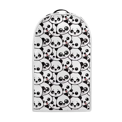 chaqlin Blender Covers, Small Appliance Covers, Kitchen Decorative, Machine Washable Food Processor Dust Cover, Cute Panda Print