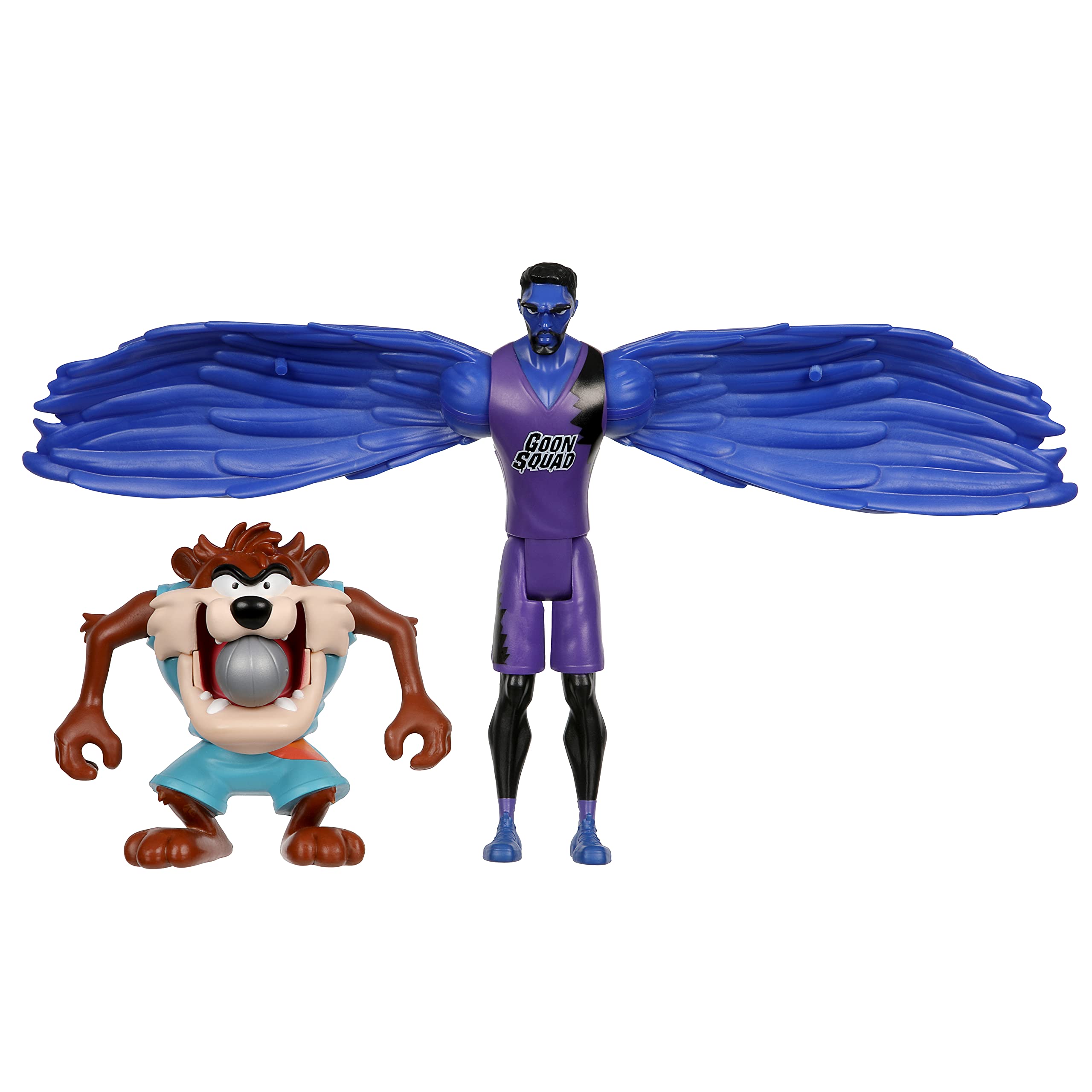 Moose Toys Space Jam: A New Legacy - 2 Pack - On Court Rivals - Tasmanian Devil & The Brow, Multicolor, (14581)