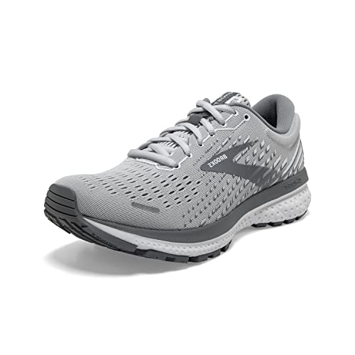 Brooks Women's Ghost 13 Running Shoe - Alloy/Oyster/White - 8 Medium