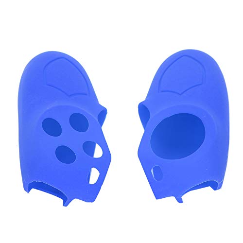 Shipenophy Protection Cover Soft Material Silicone Professional Manufacturing Delicate Designed Gamepad 1 Pair Split Scratchproof for PS4(sea Blue)