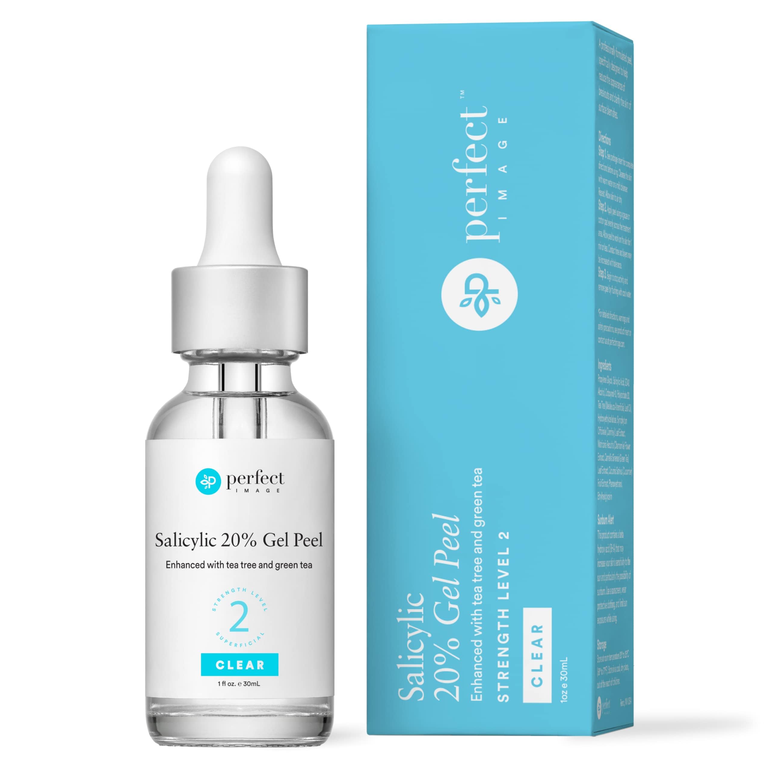 Salicylic Gel Chemical Peel - Enhanced with Green Tea Extract and Tea Tree Oil (20% Strength)