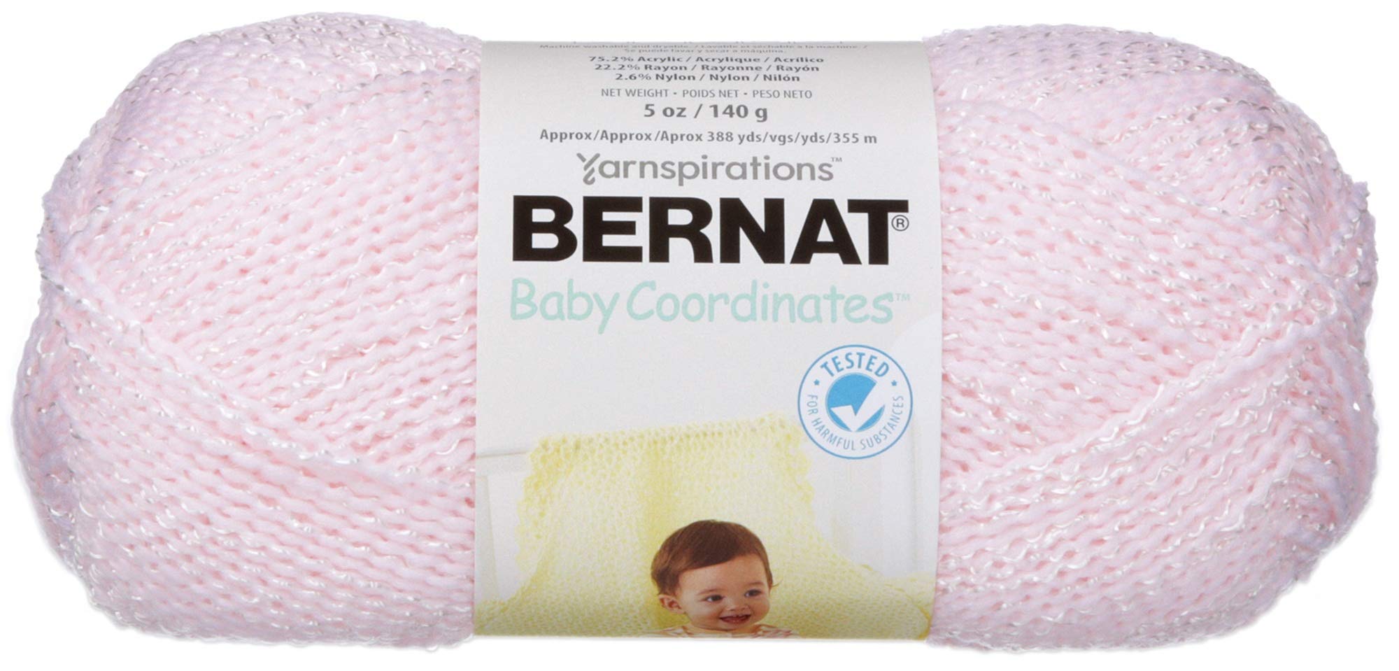 Bernat Baby Coordinates Yarn (3-Pack) Solids Baby Pink 166048-484203