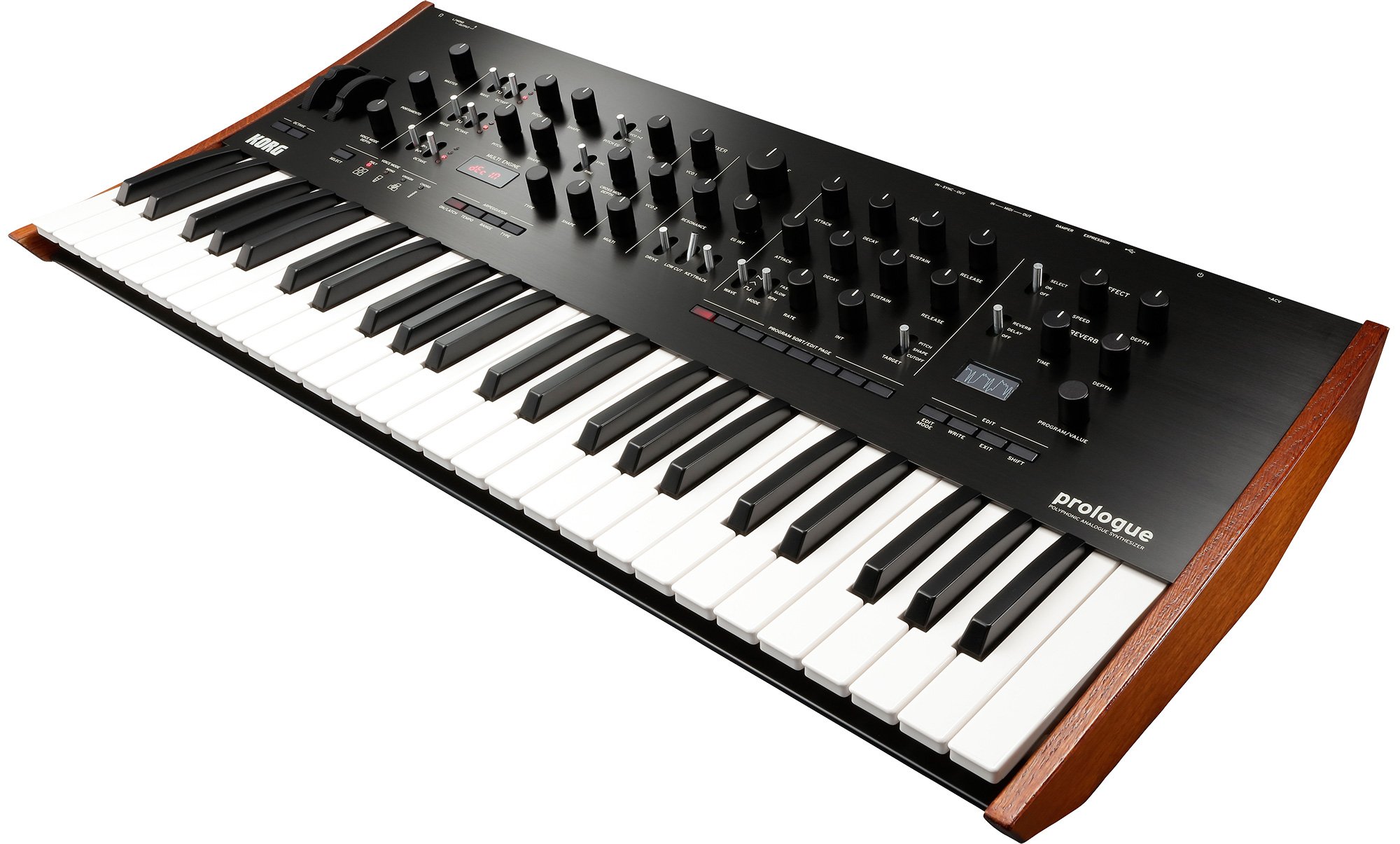 Korg Prologue 8 Polyphonic Analogue Synthesizer Bundle with Sustain Pedal and Austin Bazaar Polishing Cloth