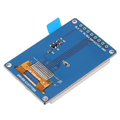 Color LCD Display, LCD Display 128RGB X 128 Dots SPI Interface 1.44in Clear Wiring Compact for SCM