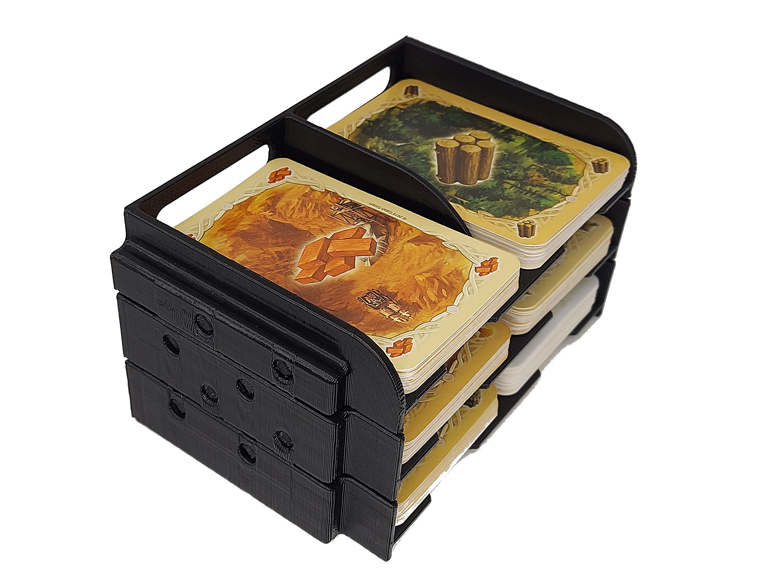 Simit3DPrints Card Tray for Catan Resource Cards - Organizer
