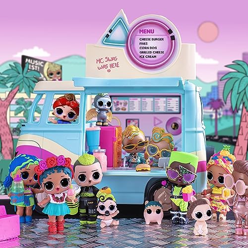 L.O.L. Surprise! 5-N-1 Grill & Groove Camper Fully-Furnished Playset with Multiple Surprises β Great Gift for Kids Ages 4+, Multicolor, 580645