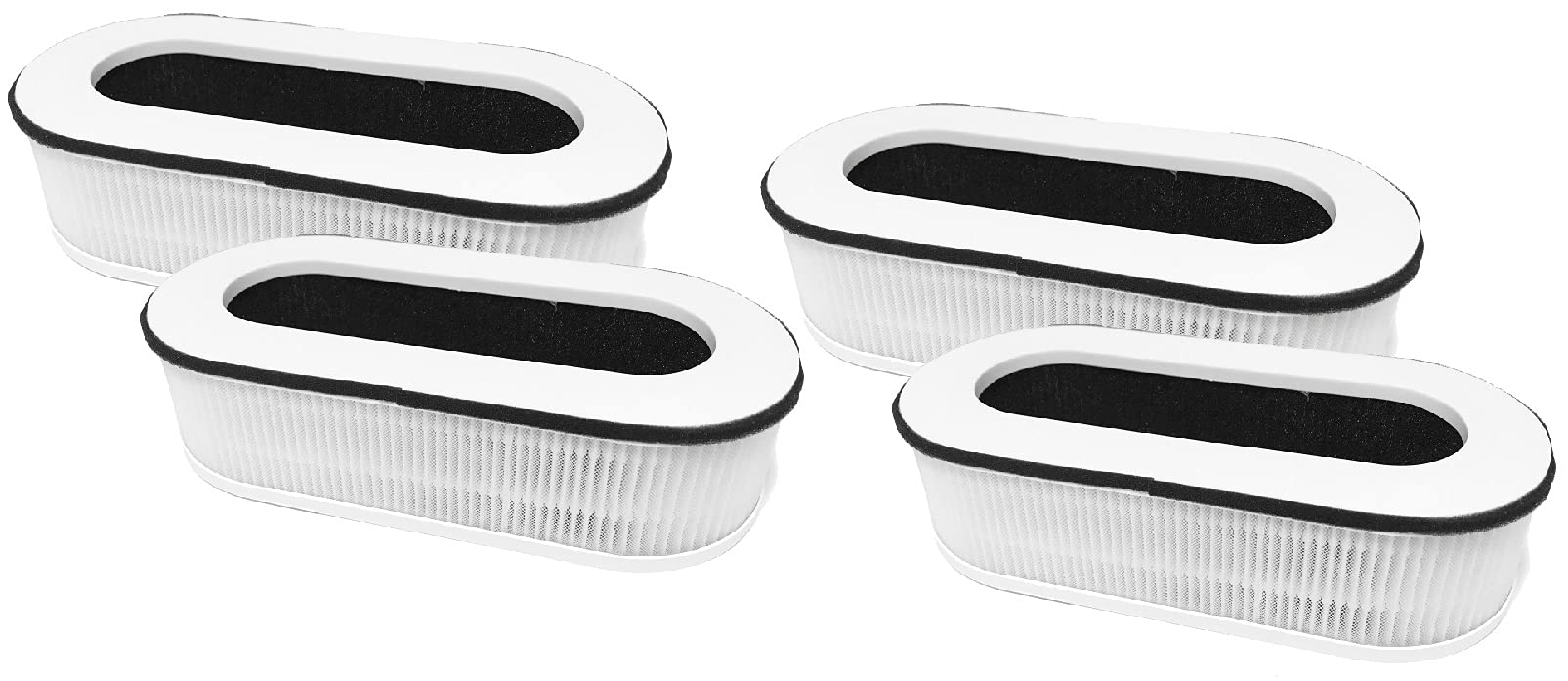 Nispira 3-in-1 True HEPA Replacement Filter For Air Purifier RP-AP068, Compatible with Renpho. 4 Packs