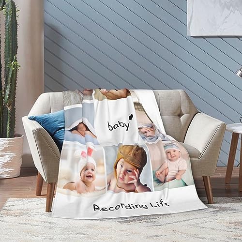 Custom Blanket 3D Print Flannel Throw Blankets for Kids Boys Men Women Couch Bed Sofa Birthday 60"X50"