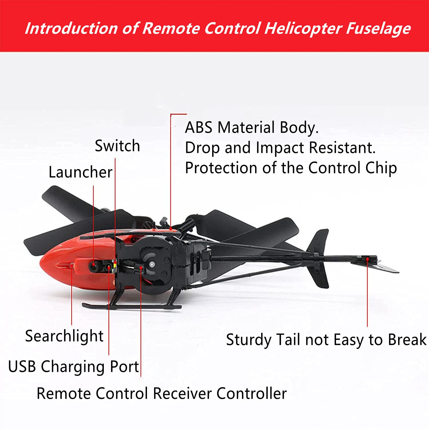 Remote Control Helicopter, 2-Channel RC Helicopter Toys for Kids, 2.4 GHz High and Low 2 Speed Up and Down Flying Remote Helicopter Toy Gift,Mini Helicopter is Suitable for Boys, Kid, and Beginner