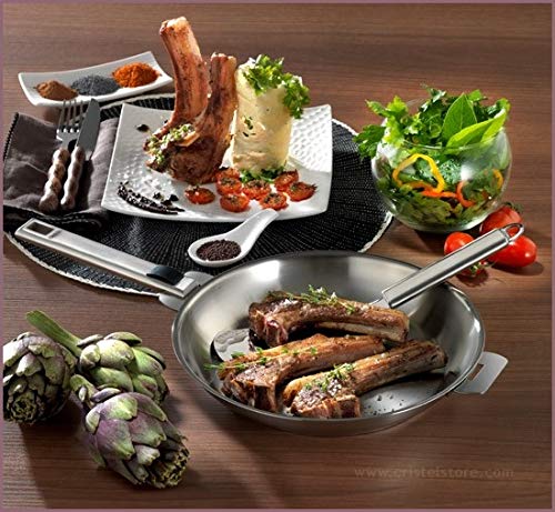 Cristel Strate Fryingpan, 8.5", Silver