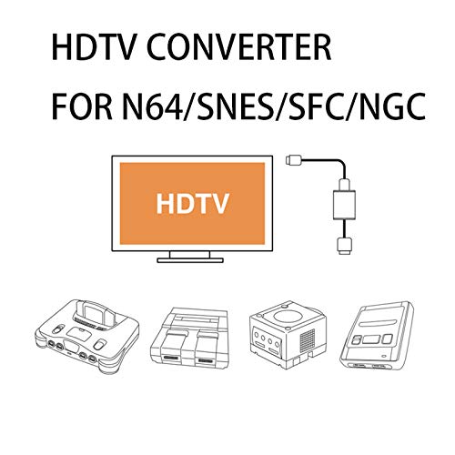 SunshineFace HDTV Converter for N64/ SNES/NGC/SFC Gamecube Console 1080P Gamepad Converter