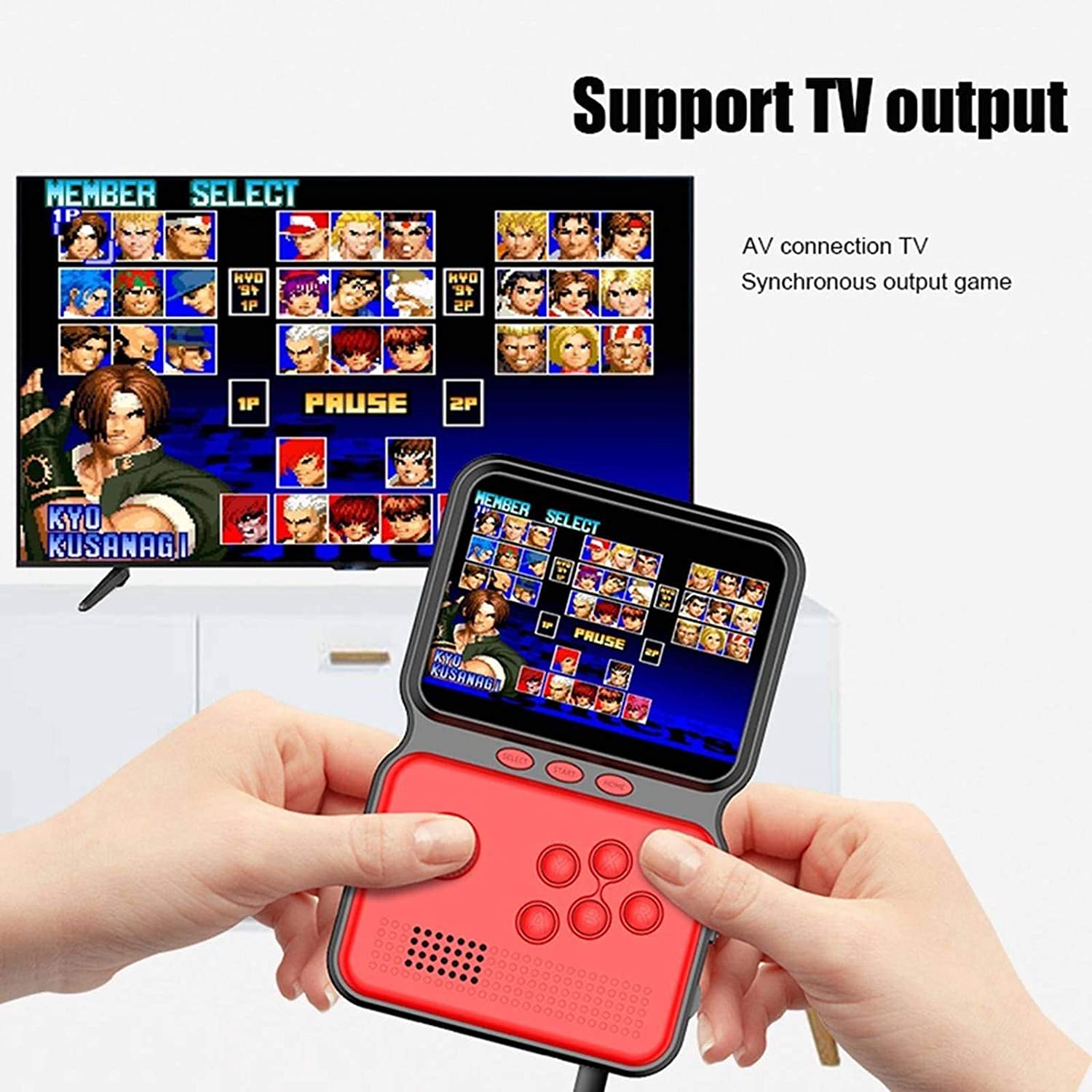 N-brand M3 Video Games Consoles Retro Classic 900 in 1 Handheld Gaming Players Console Sup Game Box Power M3 for Gameboy, Orange