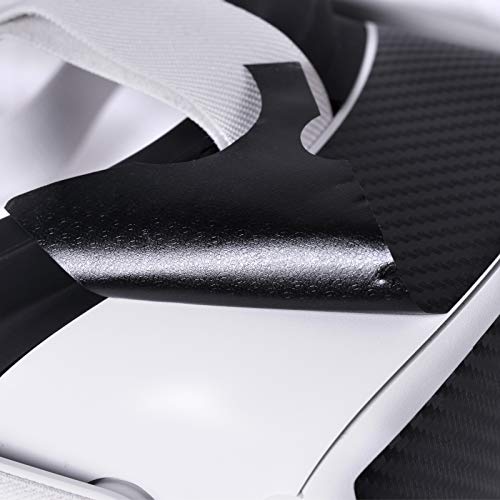 Bestsmile Hifylux Stickers for Oculus Quest 2 VR Headset and Controller Virtual Reality PVC Decal Skin Protective Accessories Monsters Black Grain