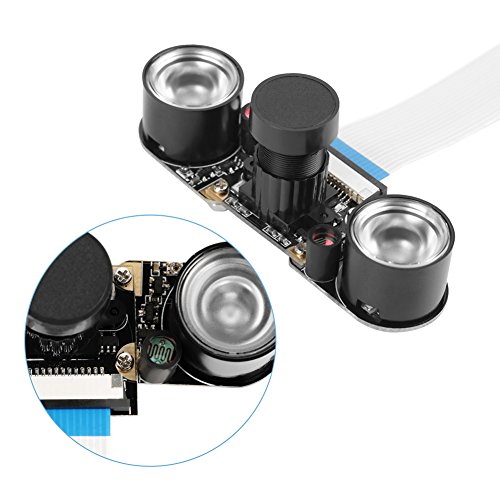 BOLORAMO Camera Module, Convenient to Use Camera Module for Raspberry Pi High Definition Camera Module for Raspberry Pi B 3/2 for Dark Environment