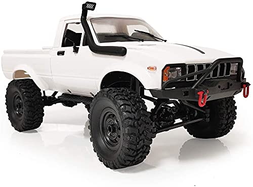 FMTStore WPL 1:16 C24-1 Upgrade Version Remote Control Car Full Scale 4WD Off-Road Truck with Headlight RC Car, Climbing Vehicle Speed Model Toys