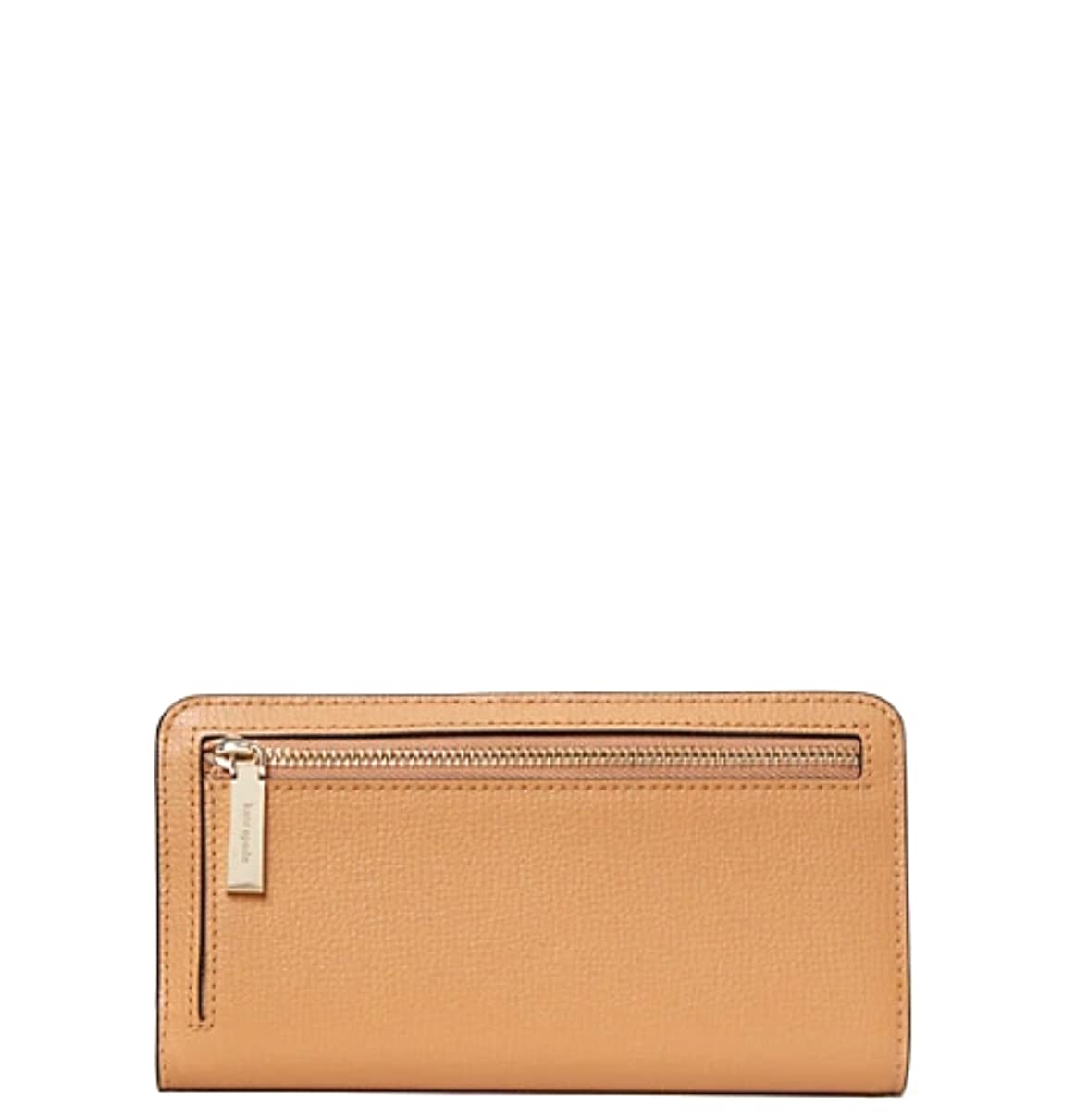 Kate Spade New York Darcy Large Slim Bifold Leather Wallet In Saddle/Gold