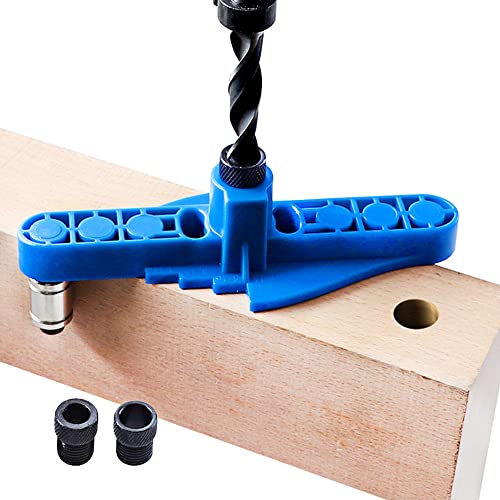 Dowel Jig with Center Scriber 71 Pcs Handheld Dowel Jig Kit Adjustable Punch Locator with Wood Dowels Pins Drill Bits