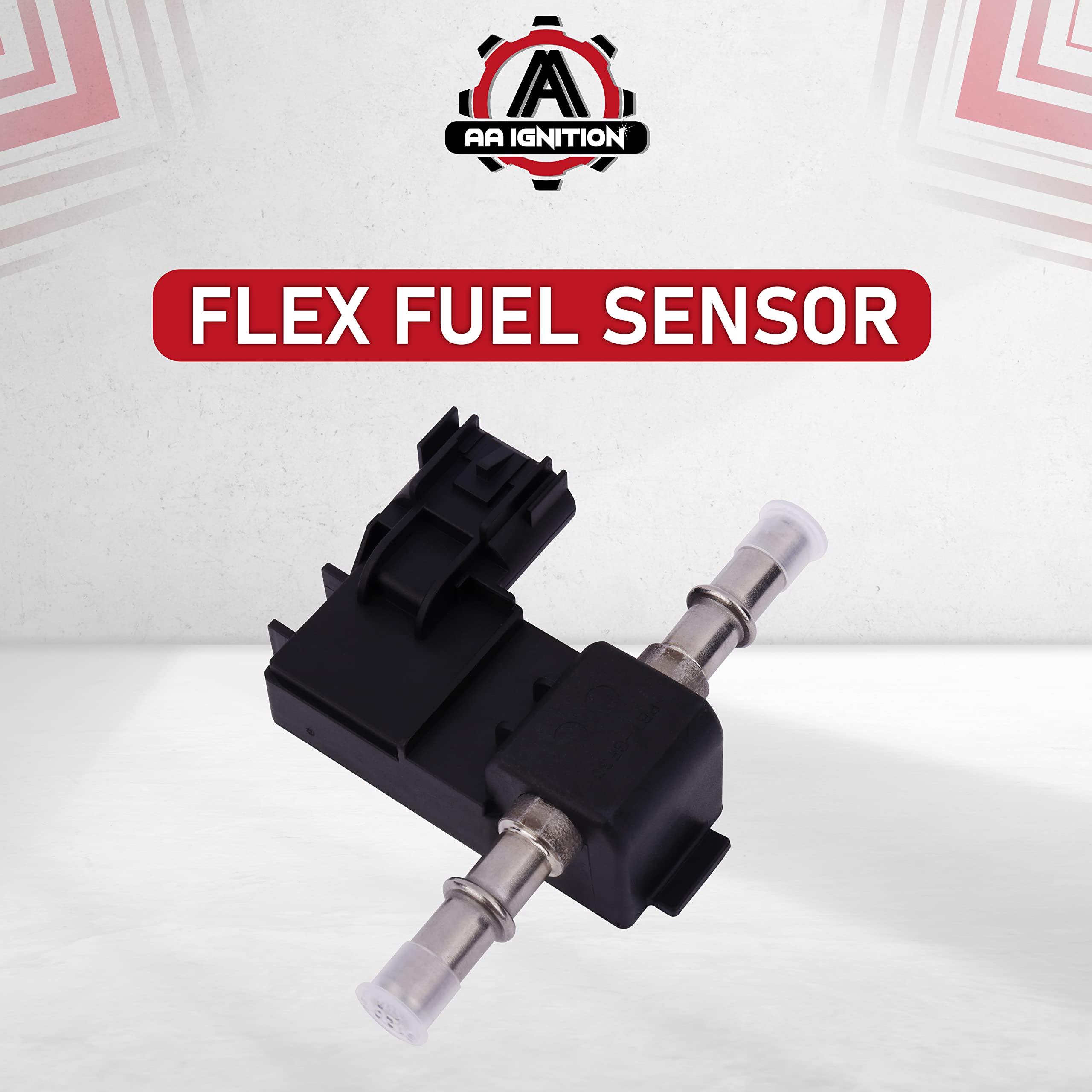 Replacement Flex Fuel Sensor, Compatible with Buick, Chevy, Cadillac, GMC - 2012-2021 - Replaces 13577429, 13507129 Lacrosse, ATS, SRX, Caprice, Equinox, Impala, Silverado 1500, Tahoe, Sierra 2500HD