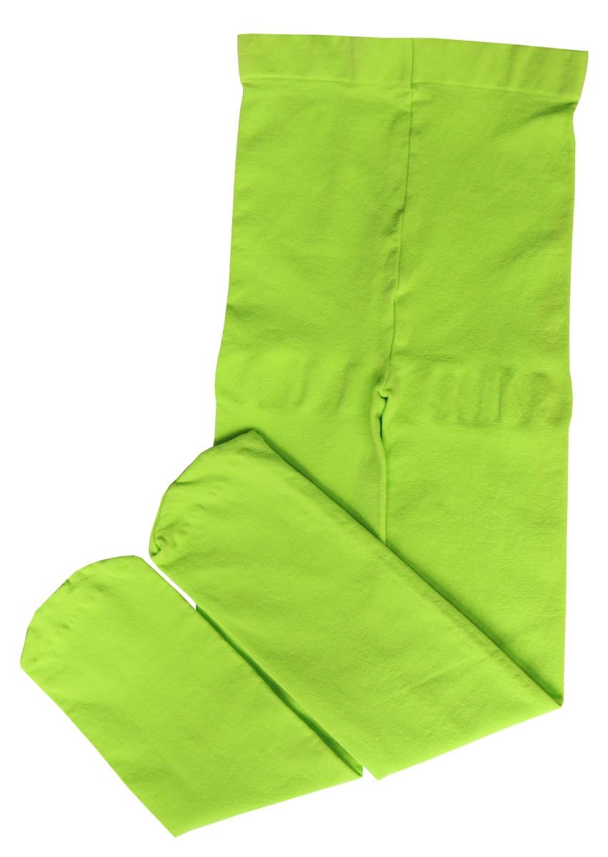 CHUNG Girls Light Weight Stretchy Footed Lights Students Ballet 1or3 pieces, Green, 5-8Y