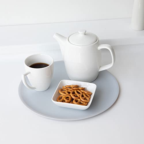 cusinine Silicone Microwave Mats, 2 Pack, Heat Resistant up to 570°F, 10 inches (Mint)