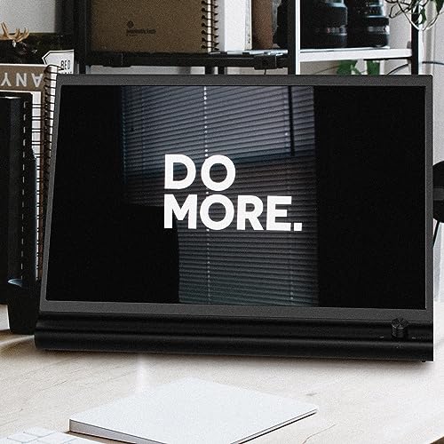 emlovosy 15.6-inch FHD IPS Laptop Expansion Screen 1080P High Clarity Portable School Work Entertainment Expansion Screen with Holder