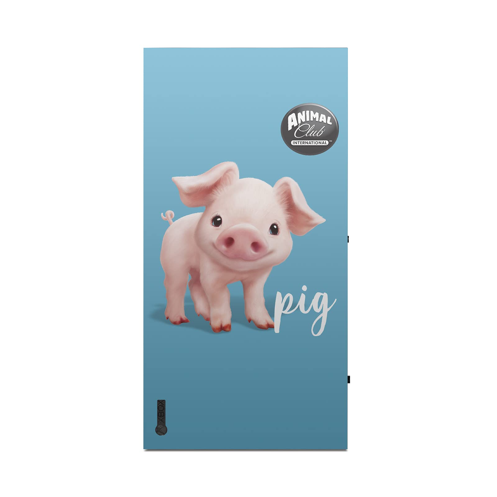 Head Case Designs Officially Licensed Animal Club International Pig Faces Vinyl Sticker Gaming Skin Decal Cover Compatible With Xbox Series X Console and Controller Bundle