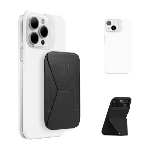 MOFT Magnetic iPhone 14 Pro Max Case and Phone Wallet Stand Snap Set, 3-Card Holder, 3-Angle Stand, Drop Proof, Scratch Resistant