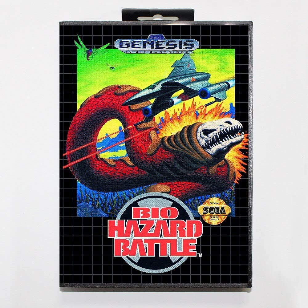 Retro Game 16 Bit MD Game Card Bio Hazard Battle With Retail Box For Sega Genesis System (JAP Shell)