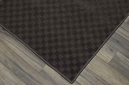 Garland Rug Medallion Area Rug, 2-Feet by 12-Feet, Mocha